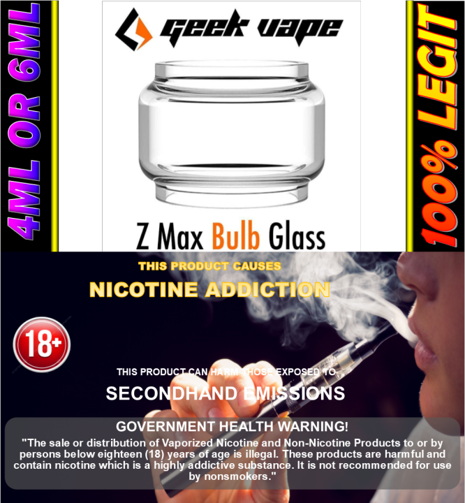 Geekvape Z Max Tank Glass | Lazada PH