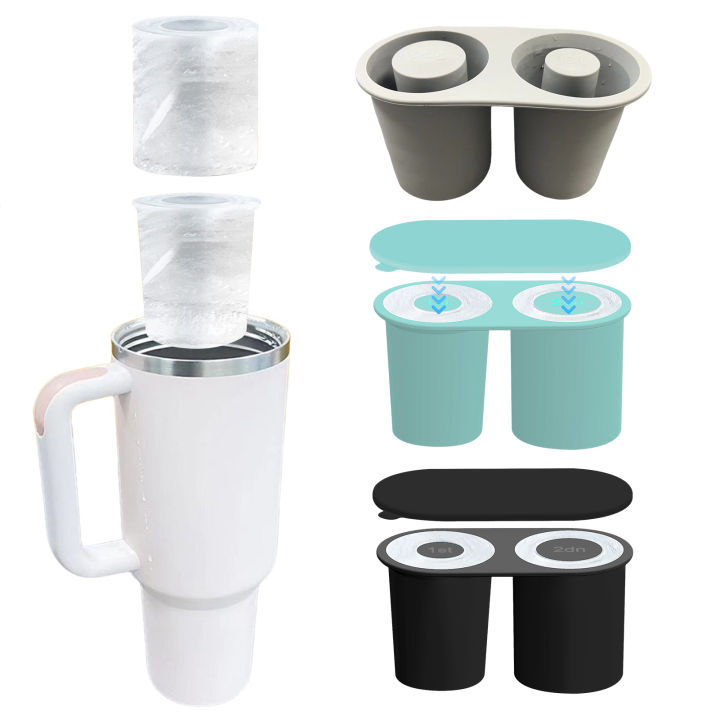 Xiaxuannai cốc đá khay hình khối Cocktail Máy Làm Đá Khuôn Silicone ...