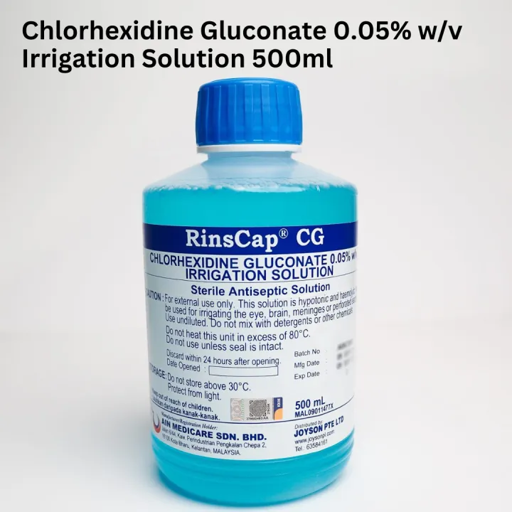 [Bundle] RinsCap CG Chlorhexidine Gluconate 0.05% w/v Irrigation ...