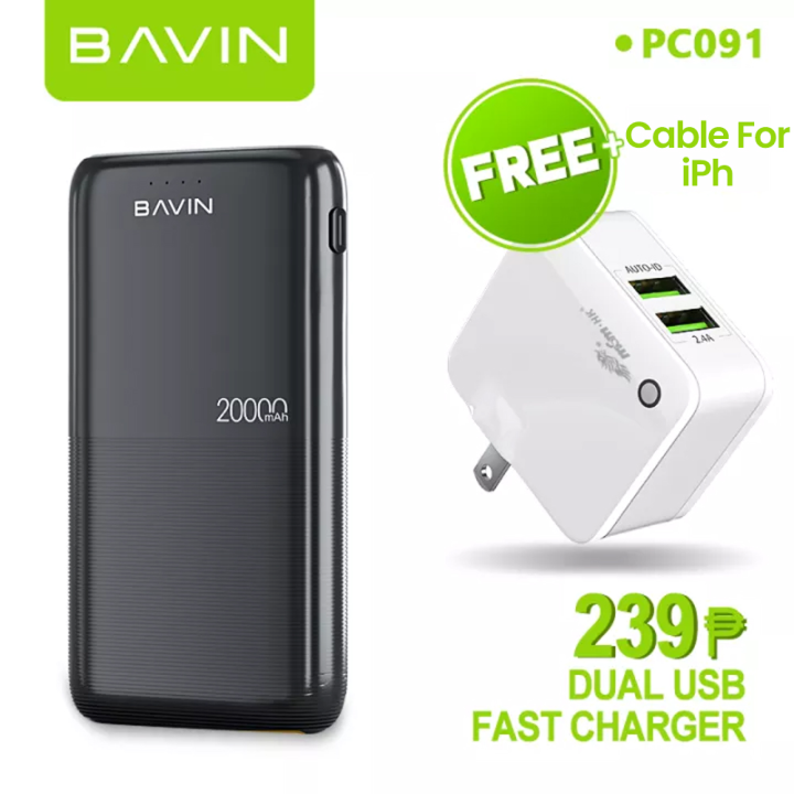 BAVIN PC091 Powerbank | Lazada PH