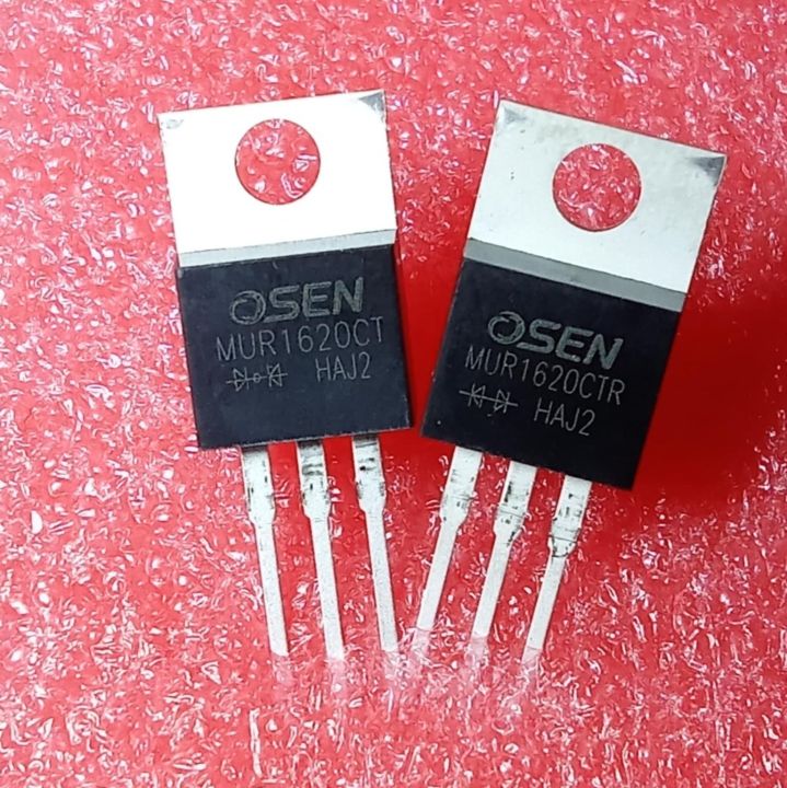 OSEN MUR1620CT MUR1620CTR MUR1620 ไดโอดฟาสท์ 200/v 8Ax2 ราคาต่อ 1 ตัว ...