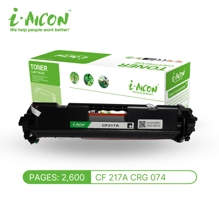 i-Aicon CF217A 17A 217A Compatible HP Toner Cartridge Black for ...