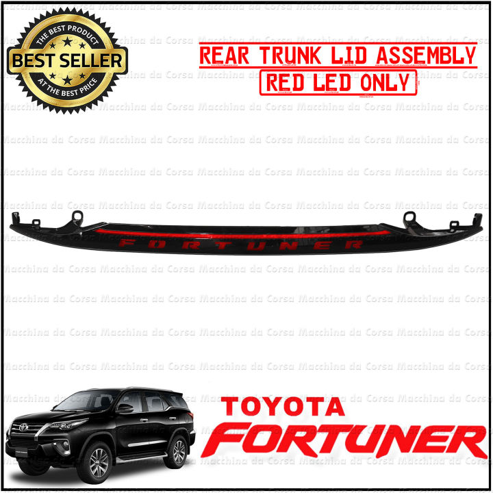 Toyota Fortuner 2016-2021 Rear Trunk (Single Function Full LED Fortuner ...