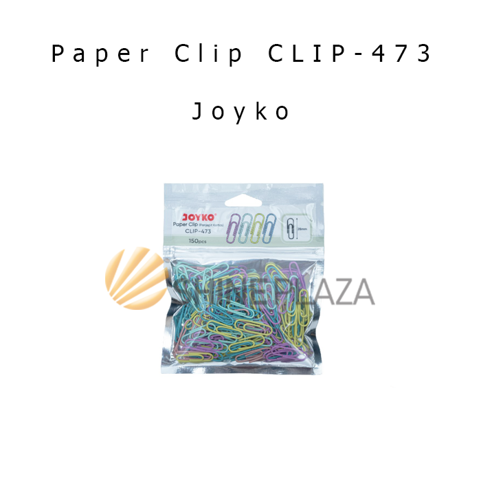 Paper Clip Bright Color Joyko CLIP-473 - Klip Penjepit Kertas Warna ...