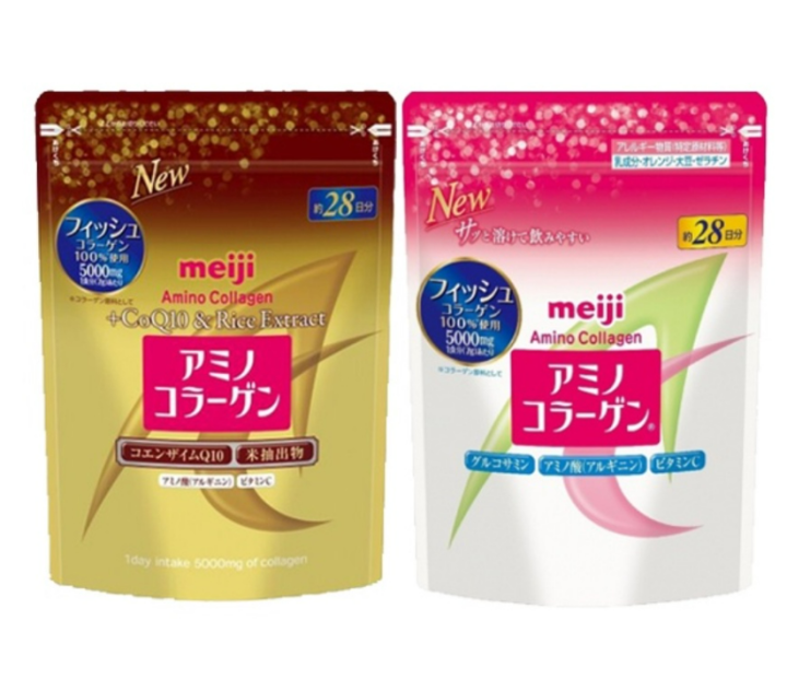 【READY STOCK】Meiji Amino Collagen Premium Japan Collagen Refill Pack 28 days 196g/5000mg | Lazada PH