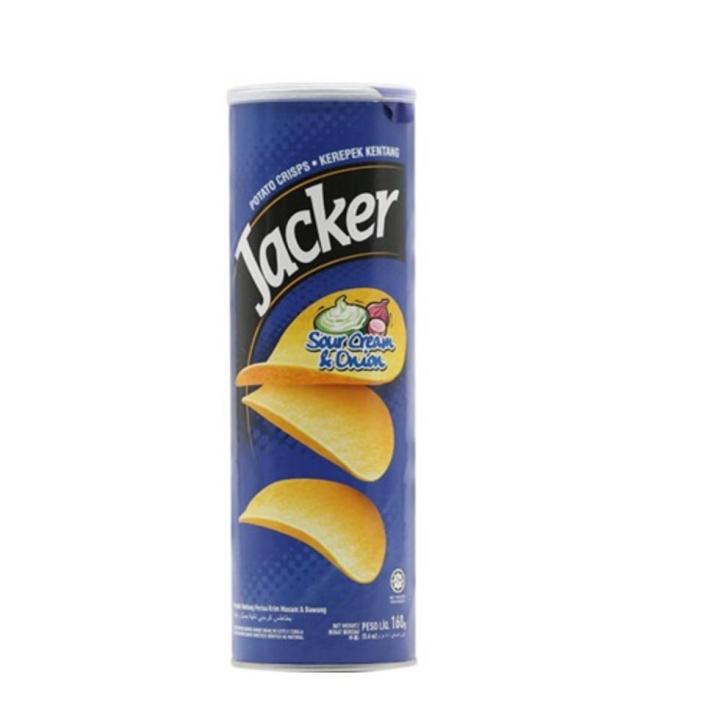 Jacker Potato Crisps Sour Cream Onion 150g | Lazada PH
