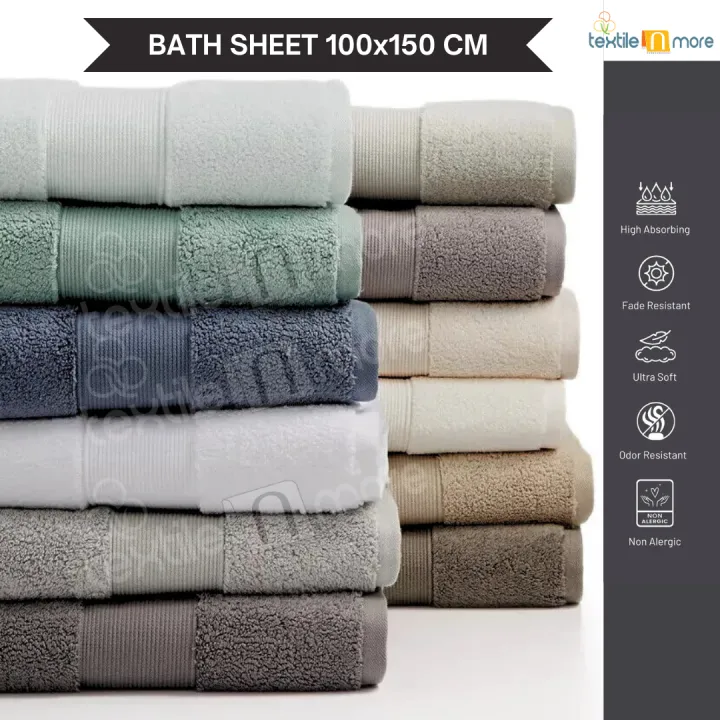 Extra Large Towel Bath (100x150 cm)/(70x140 cm) 100% Cotton Towel Big ...