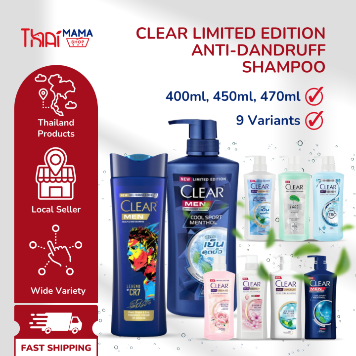 Clear Limited Edition Anti-Dandruff Shampoo 400ml 450ml 470ml - 9 ...