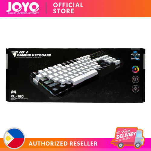 JEDEL KL160 RGB MECHANICAL GAMING KEYBOARD W/NUMPAD/100-KEY/USB (BLACK ...