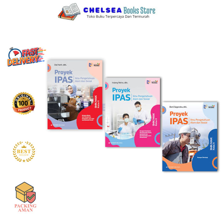 PROYEK IPAS UNTUK SMK/MAK KELAS X KURIKULUM MERDEKA - ERLANGGA | Lazada Indonesia