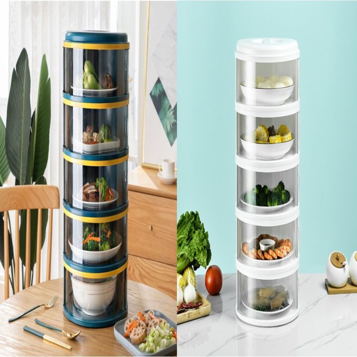 bea 5 Layers Food Storage Organizer | Transparent Food Keeper ...