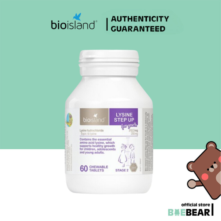 (Authorized Bioisland Store) (Exp: 9/24) Bio island Lysine Step Up for ...