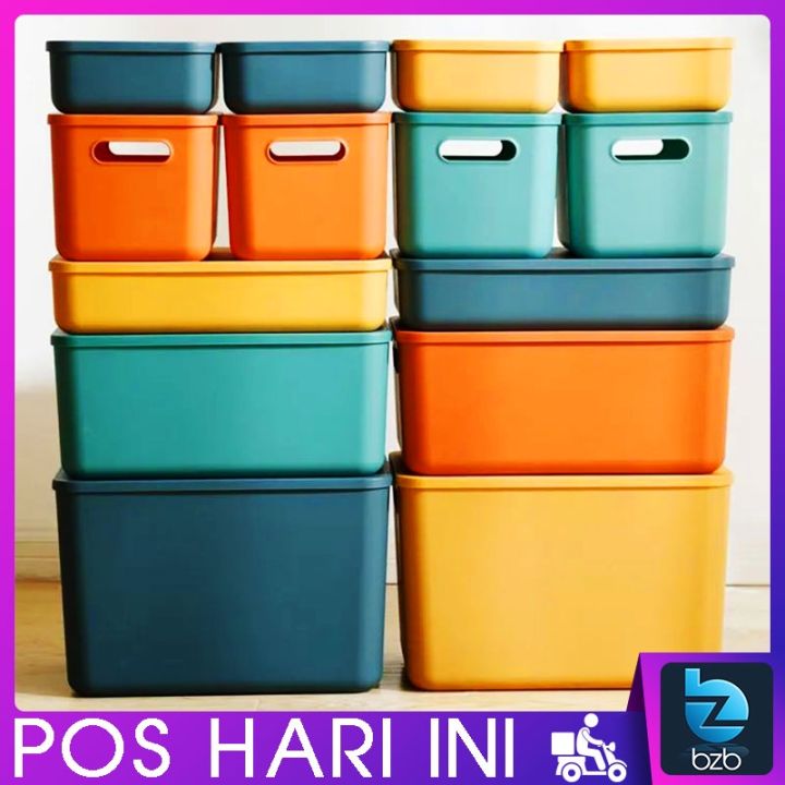 SPACE SAVER 💥 Stackable Colorful Storage Container Box Multi Usage ...