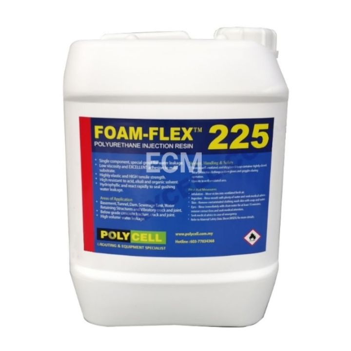 POLYCELL FOAM-FLEX 225 (10KG) Single Component Elastic Polymerized ...