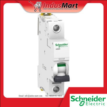 SCHNEIDER ELECTRIC A9F74106 MCB Acti9 iC60N, 1P, 6A, C curve, 6000 A 10 ...