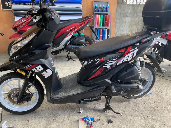 Honda Beat fi V2 Honeycomb design decals | Lazada PH