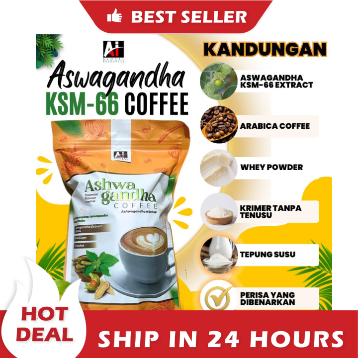 COFFEE ASHWAGANDHA- KSM 66 - KOPI SACHA INCI AI GLOBAL | Lazada