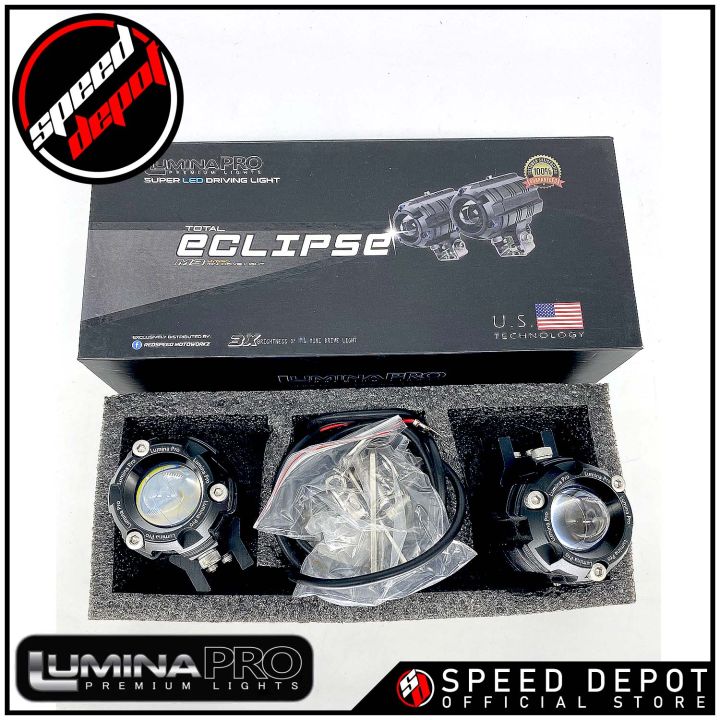 LUMINA PRO SUPER LED DRIVING LIGHT TOTAL ECLIPSE * Speed Depot | Lazada PH