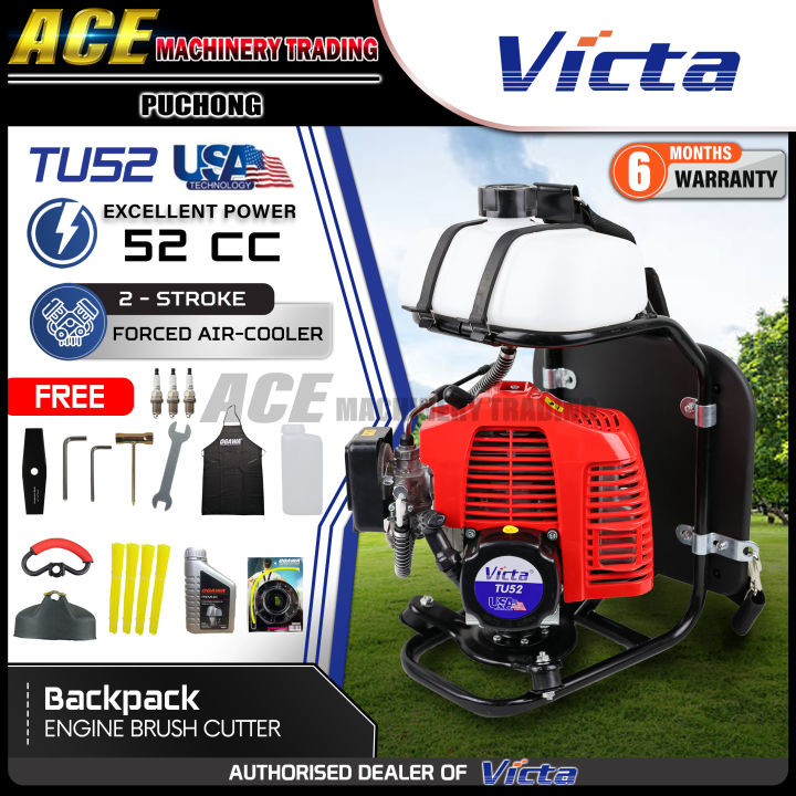 [100% ORIGINAL] VICTA TU52 (52CC) BRUSH CUTTER MESIN RUMPUT(USA ...