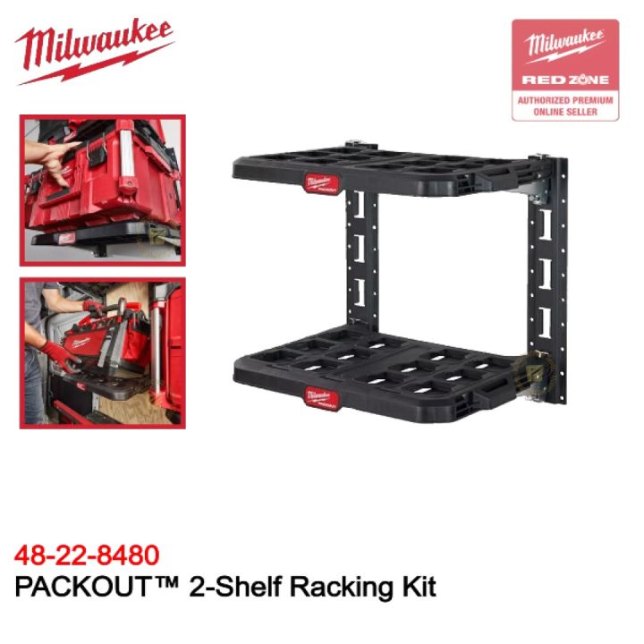 MILWAUKEE 48-22-8480 PACKOUT 2-Shelf Racking Kit | Lazada