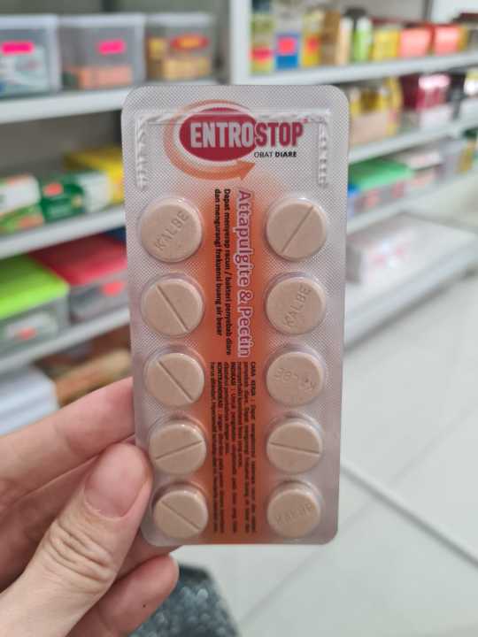 ENTROSTOP TABLET OBAT MENCRET 10 BUTIR / NEO ENTROSTOP OBAT DIARE ...