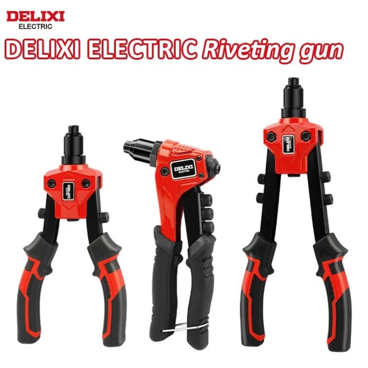 【Wireless】 DELIXI ELECTRIC Rivet Manual Professional Pull Ergonomic and ...