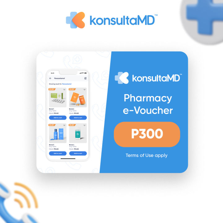KonsultaMD PHP300 Pharmacy e-Voucher | Lazada PH
