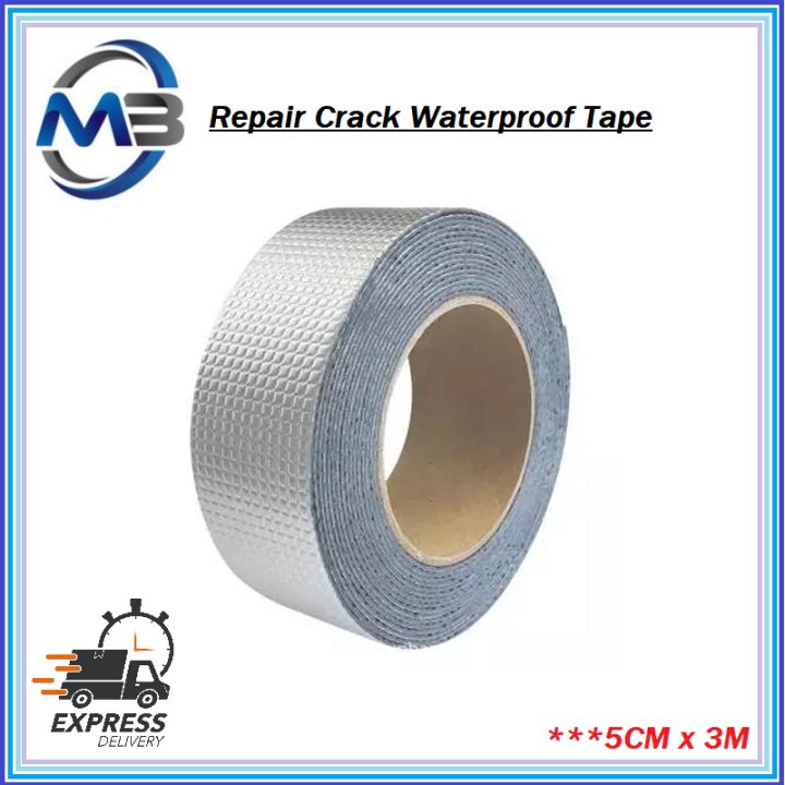 Aluminum foil butyl tape waterproof sealing self-adhesive tape tape color steel cottage roof ...