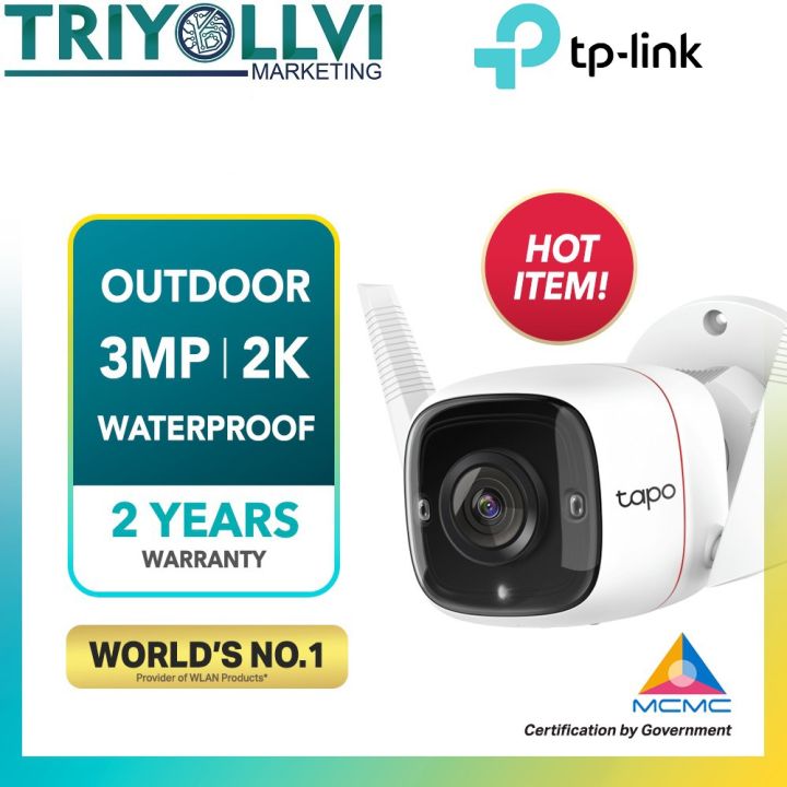 TP-Link Tapo C310 Outdoor-IP66 3MP 2K Quad HD CCTV WIFI Camera with Amazon Safety CLOUD and ...