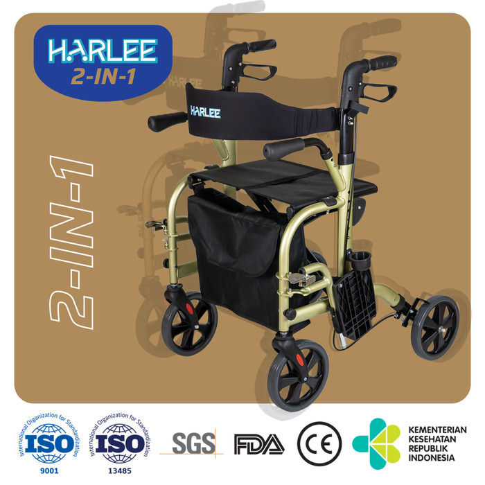 Harlee 2-in-1 Rollator - Alat bantu jalan - Rollator & Kursi Roda ...