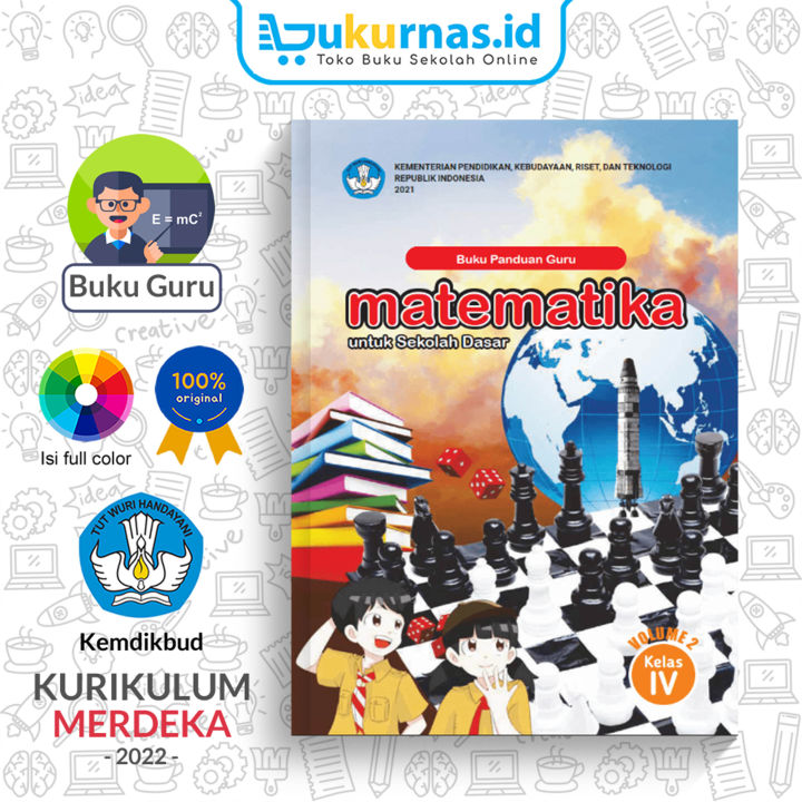 Buku Panduan Guru Matematika SD Kelas 4 Volume 2 K-Merdeka | Lazada Indonesia