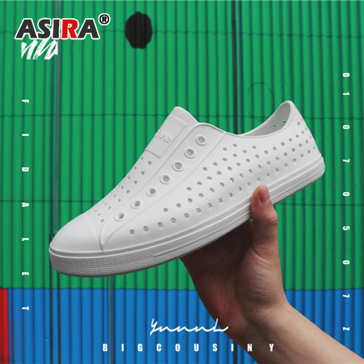 ASIRA ผู้ชายและผู้หญิงรองเท้าแตะรองเท้าเยลลี่รองเท้าแตะรองเท้าชายหาด ...