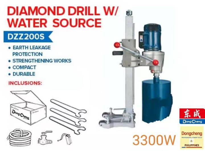 ORIGINAL DONG CHENG CORING MACHINE DIAMOND DRILL WITH WATER SOURCE ...