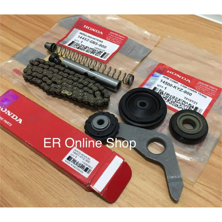 Honda Genuine Xrm125fi/Rs125 fi Roller Guide set, Timing Chain ...