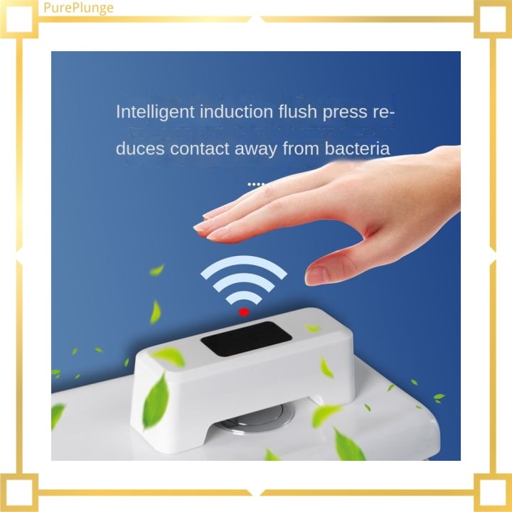 【Customer favorite】 PurePlunge Automatic Toilet Flush Button Touchless ...