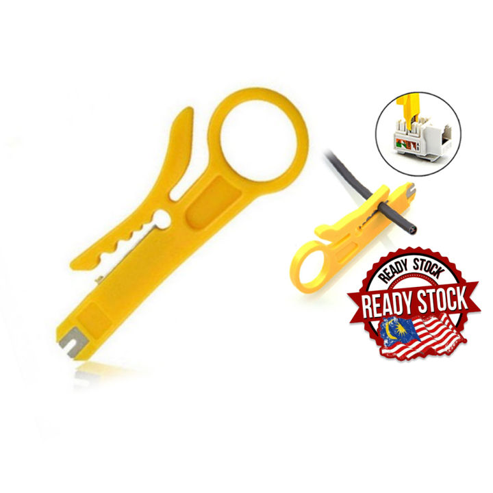 Infineo RJ45 Cat5 Cat6 Punch Down UTP Tool Network LAN Cable Wire Cutter Stripper | Lazada