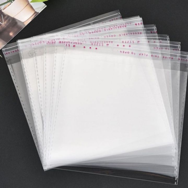 100PCS OPP Plastic sealable #COD#clear plastic sealable#100pcs per pack ...