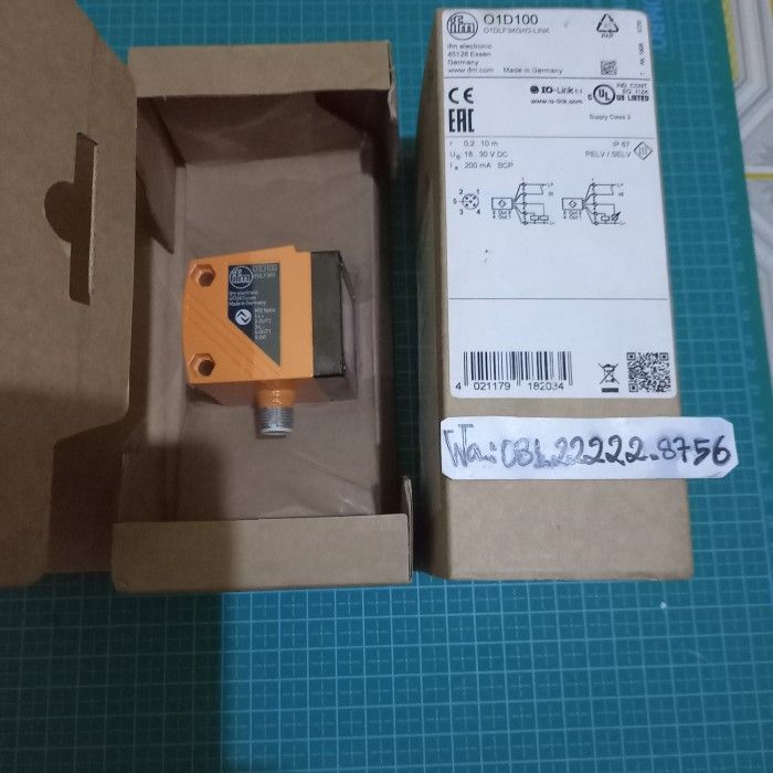 IFM EFECTOR O1D100 LASER DISTANCE SENSOR O1DLF3KG/IO- ANALOG | Lazada ...