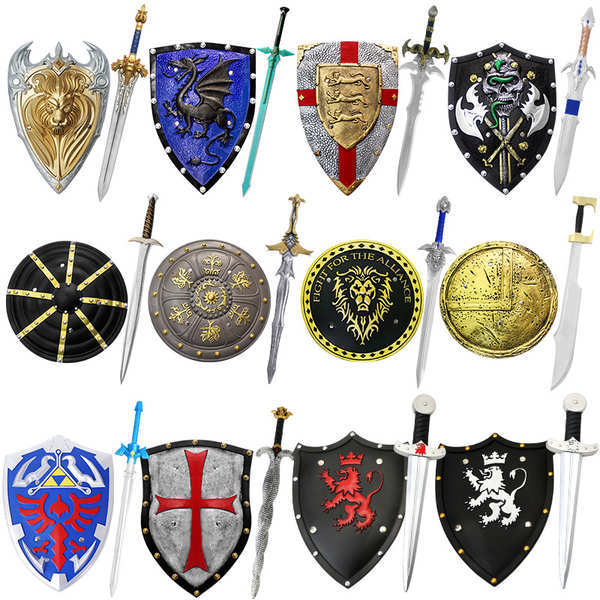 Weapon Male Sword Model Shield Ancient Roman Weapon Sword Sparta ...