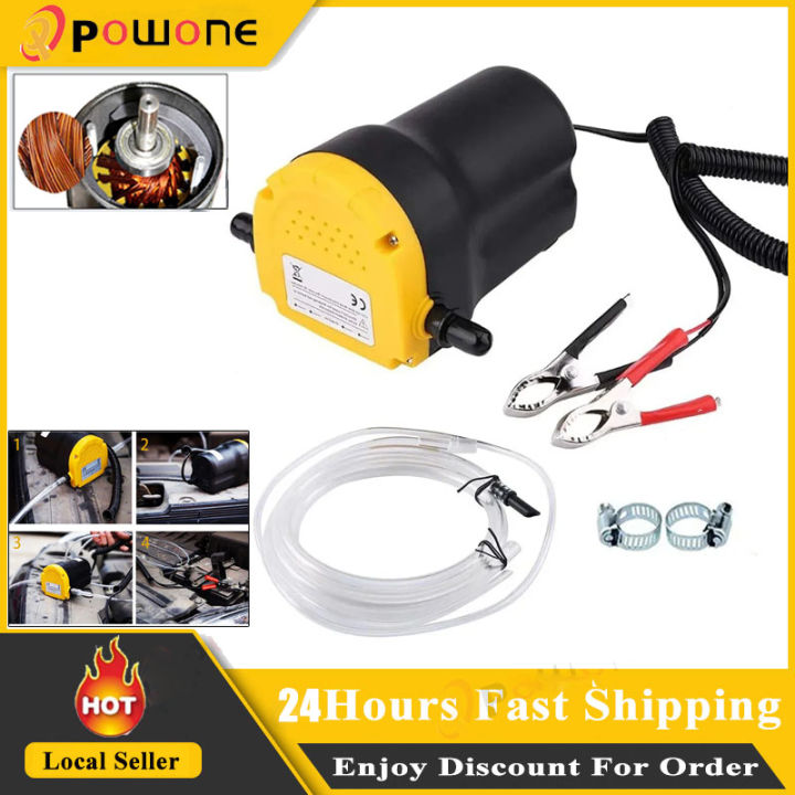 Car Engine Oil Pump 12V Electric Diesel Sump Sucker Marine Motorcycle ...