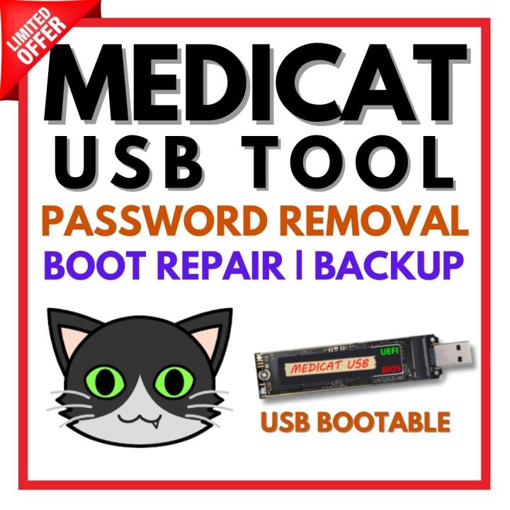 Medicat USB Tool for IT Professionals Password Removal Backup and ...