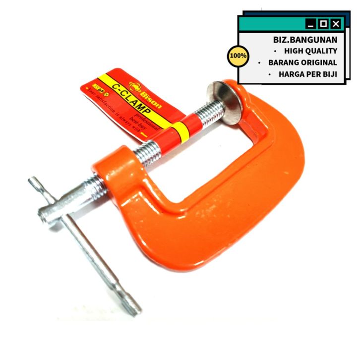 CLAMP C BISON 2 INCH - KLEM PENJEPIT JEPIT CATOK KAYU | Lazada Indonesia