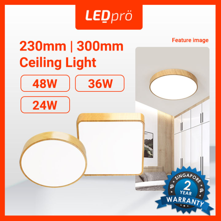 LED PRO LED Ceiling Light Tri-tone 230/300MM 48W/36W/24W Ceiling light ...