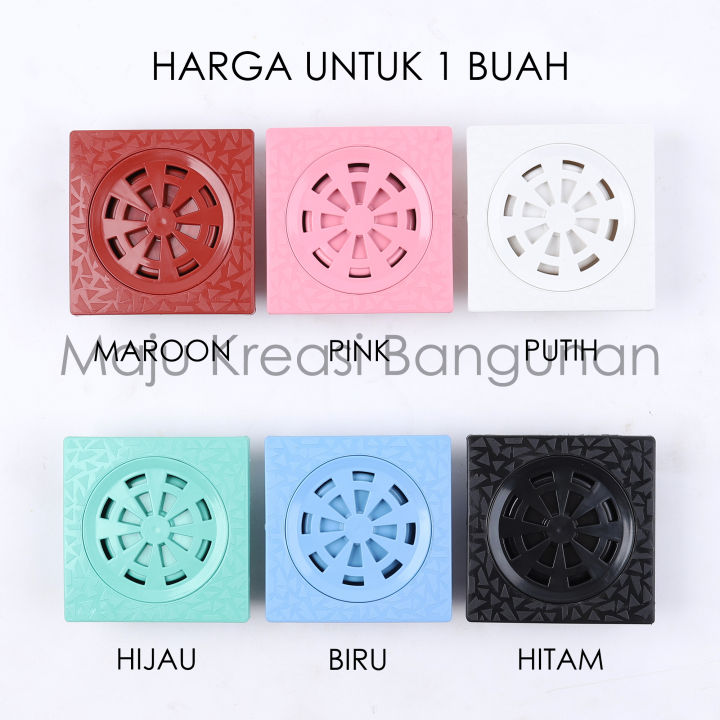 Saringan Got Tebal Plastik PVC Kamar Mandi Toilet Plastic Floor Drain ...