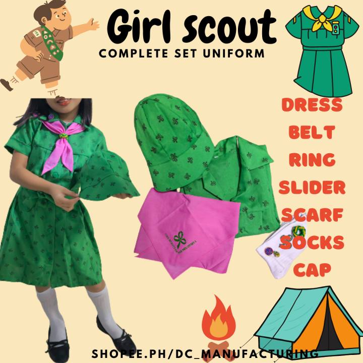 Girl scout complete set uniform | Lazada PH