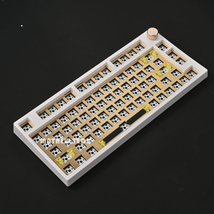 【Ready Stock】】MATHEW TECH MK80 75% Keyboard Kit Hotswap with Knob ...