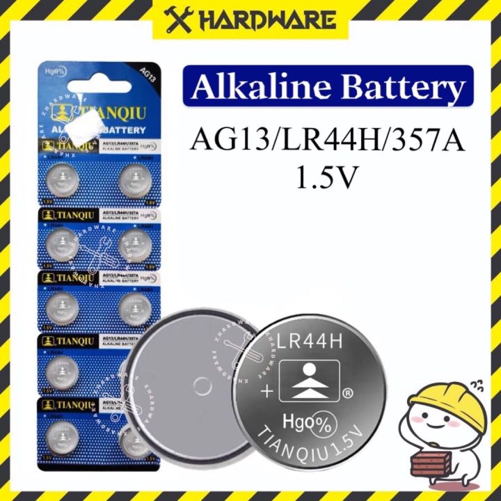 Alkaline Button Battery/LR44H 1.5V/Bateri butang/钮扣电池 | Lazada