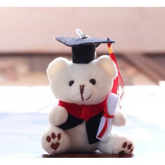 12cm 1 PC Graduated PhD Bear Keychain Graduation Commemorative Gift ...