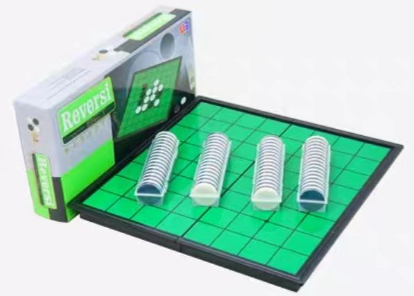 (SG Stock) Reversi Othello Board Chess Game for All Ages, Magnetic ...