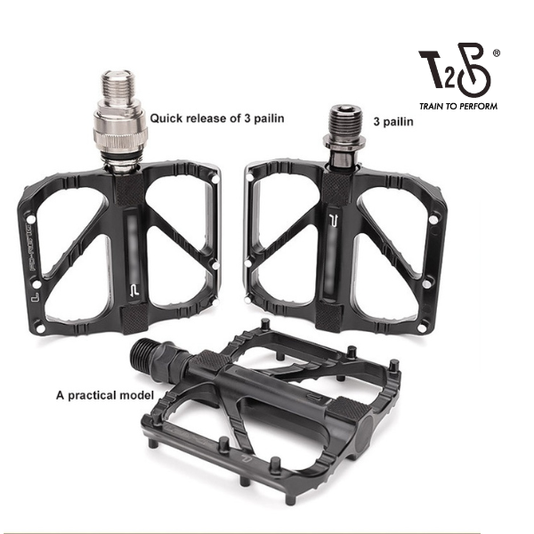 T2P Promend Bicycle Pedals Road Wide Platform Anti-Slip Ultralight ...